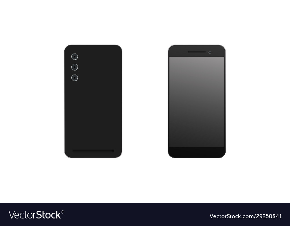 Realistic mobile phone Royalty Free Vector Image