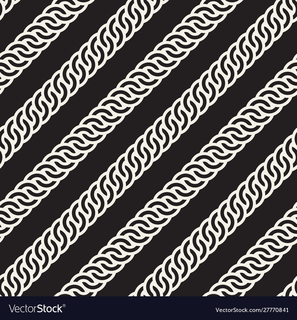Seamless rounded interlacing lines pattern Vector Image Seamless rounded interlacing lines pattern Vector Image