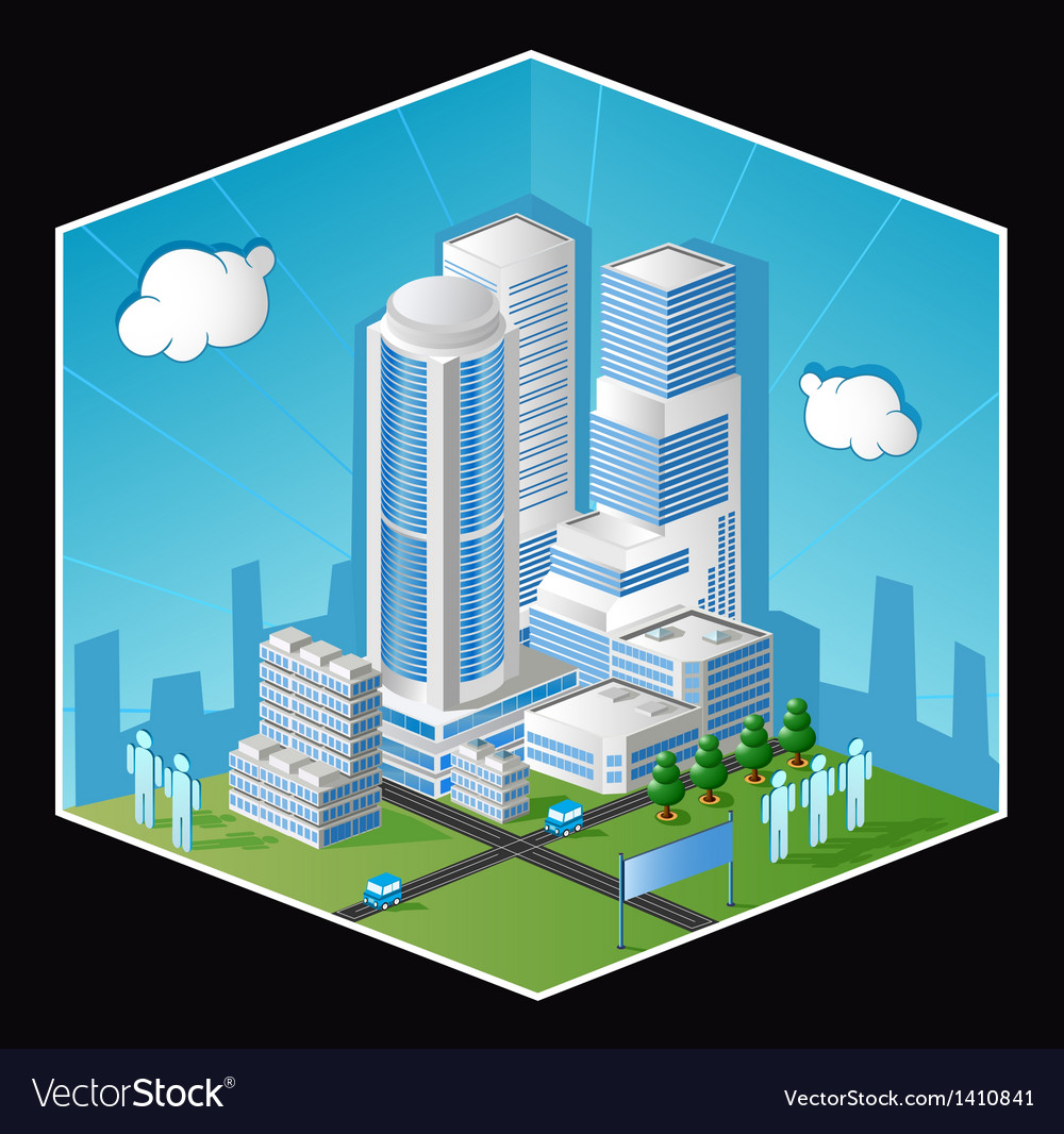 Skyscraper Royalty Free Vector Image - VectorStock