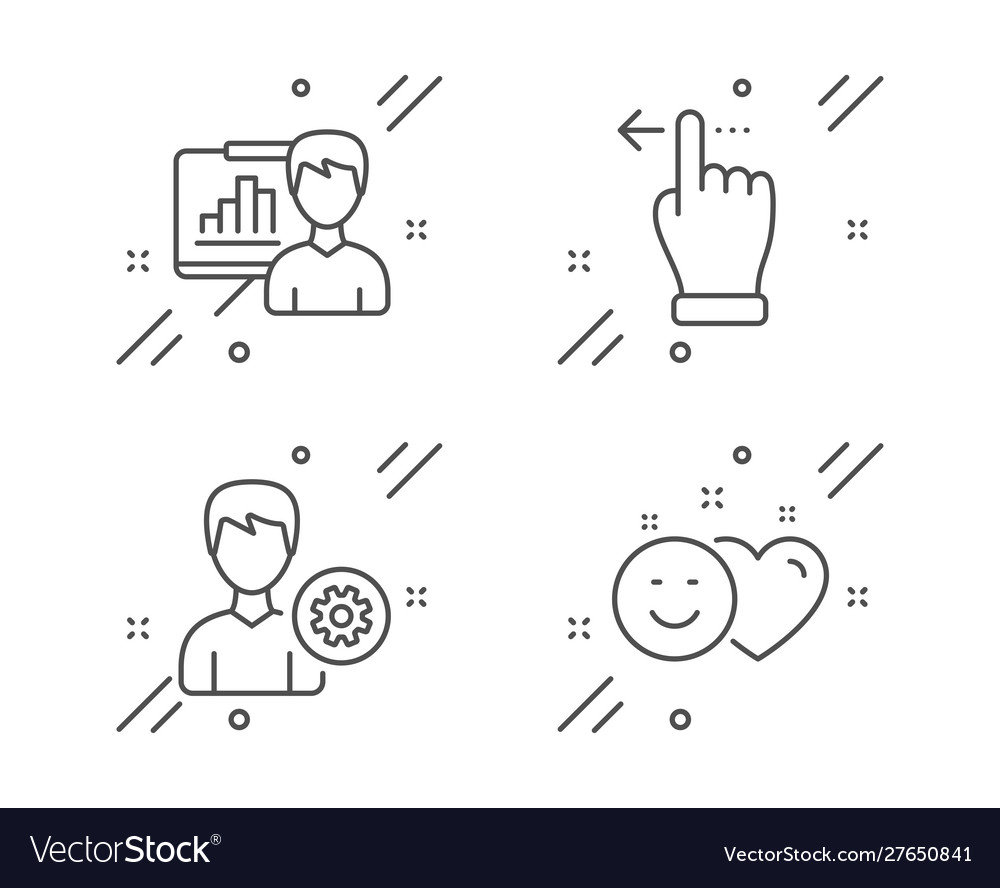 Support presentation board and touchscreen Vector Image