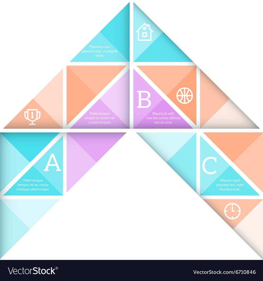Abstract triangle background Royalty Free Vector Image