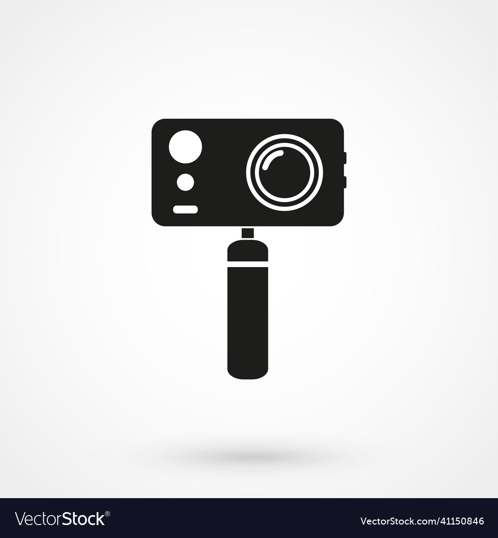 Action camera icon Royalty Free Vector Image - VectorStock