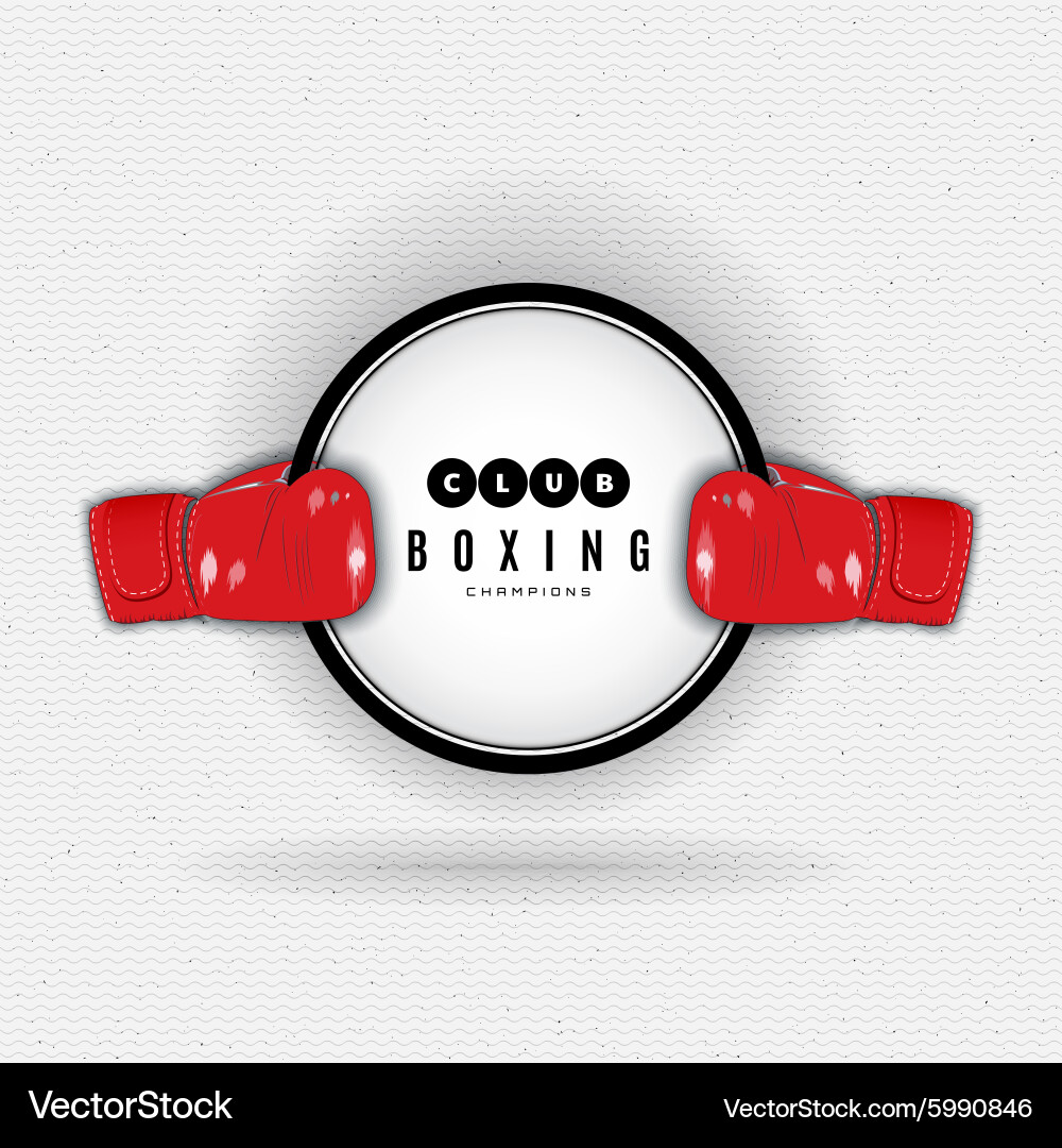 Boxing badges logos and labels for any use Vector Image