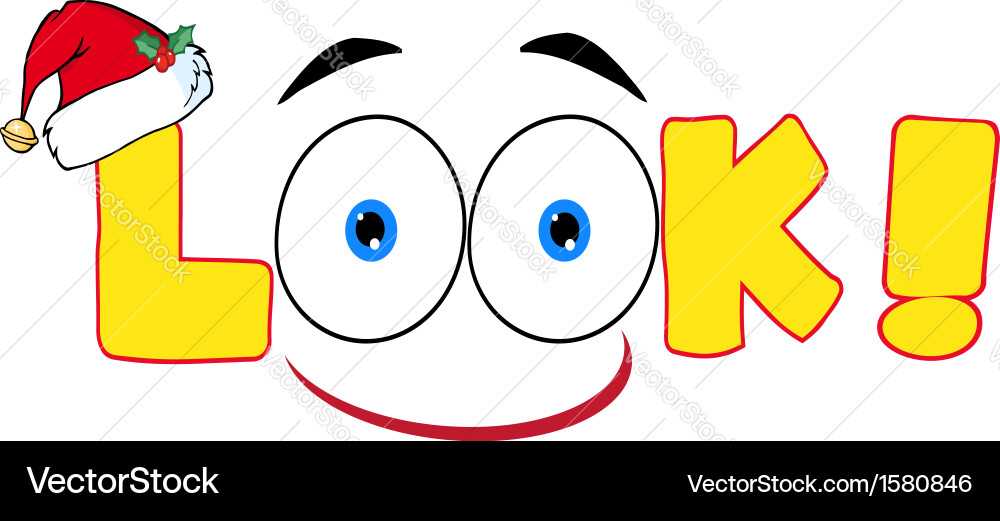 Cartoon words and symbols Royalty Free Vector Image