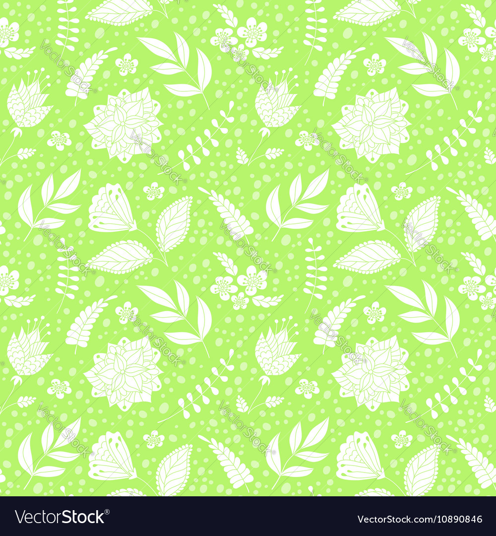 Seamless pattern with floral elements Royalty Free Vector