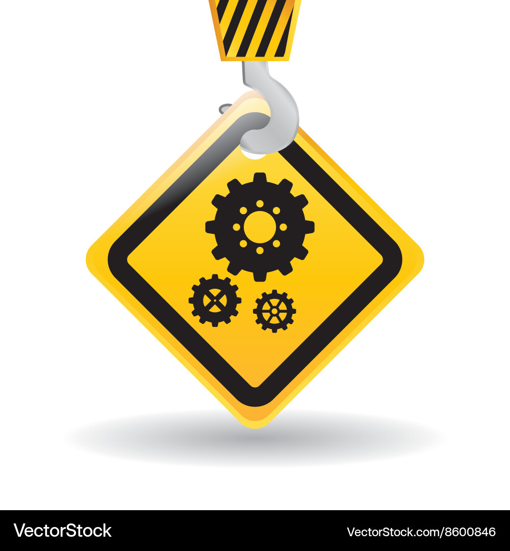 Under construction design work Royalty Free Vector Image