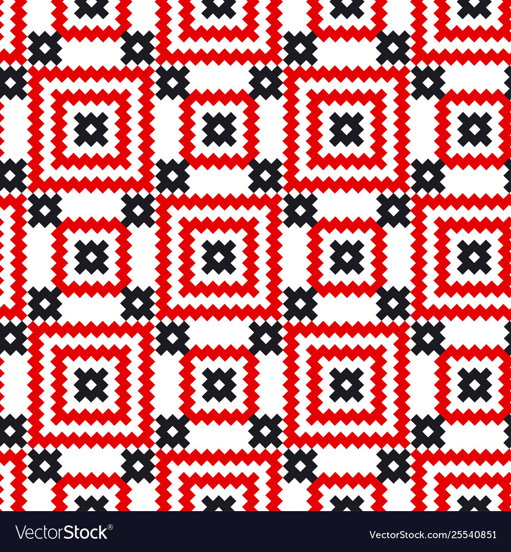 Folk seamless pattern Royalty Free Vector Image