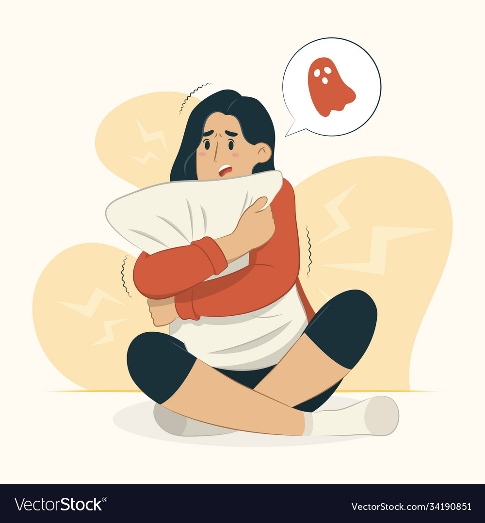 Scared concept Royalty Free Vector Image - VectorStock