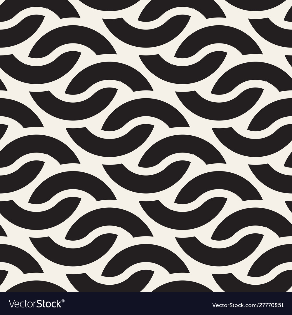 Seamless interlaced stylish pattern repeating Vector Image Seamless interlaced stylish pattern repeating Vector Image