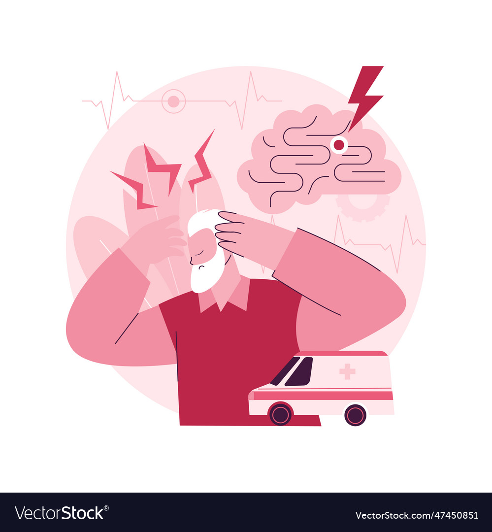 Stroke abstract concept Royalty Free Vector Image