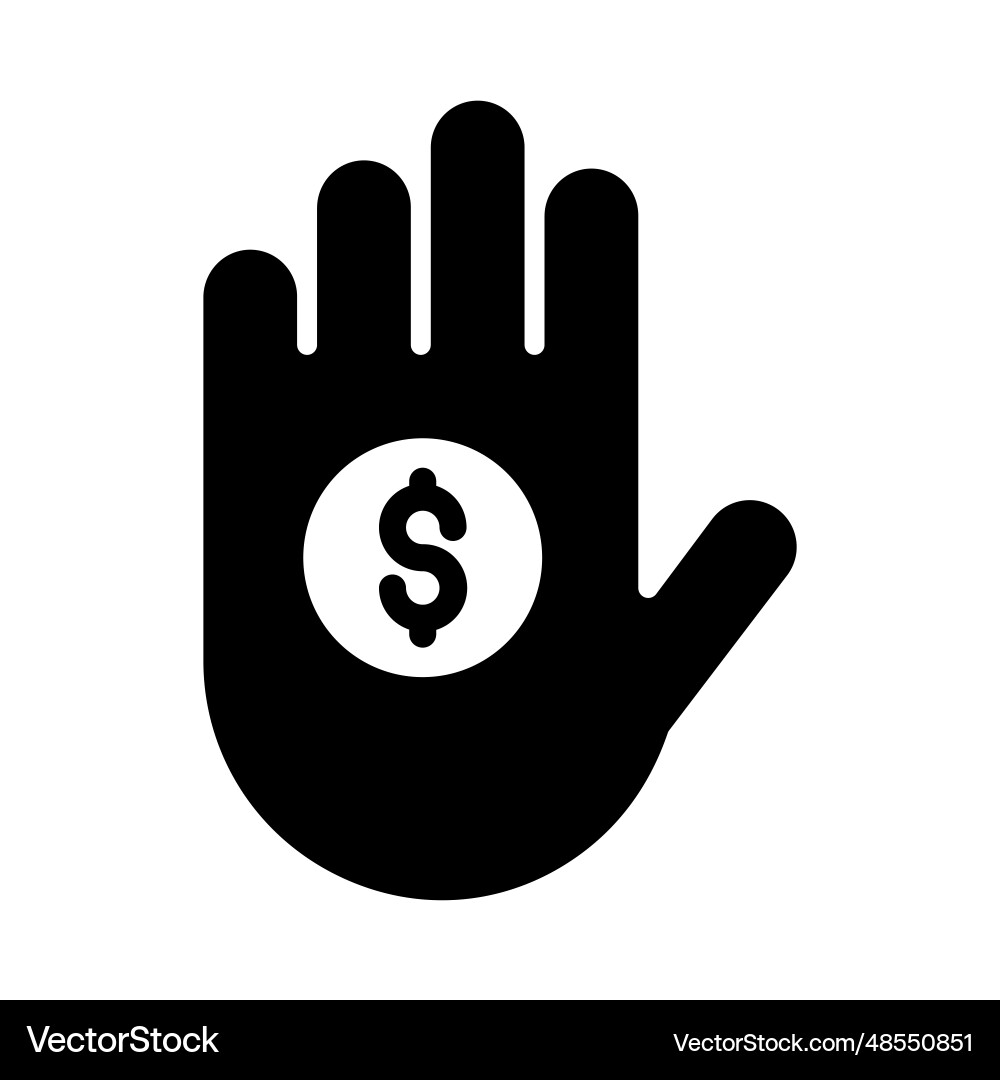 Tip glyph icon for personal and commercial use Vector Image