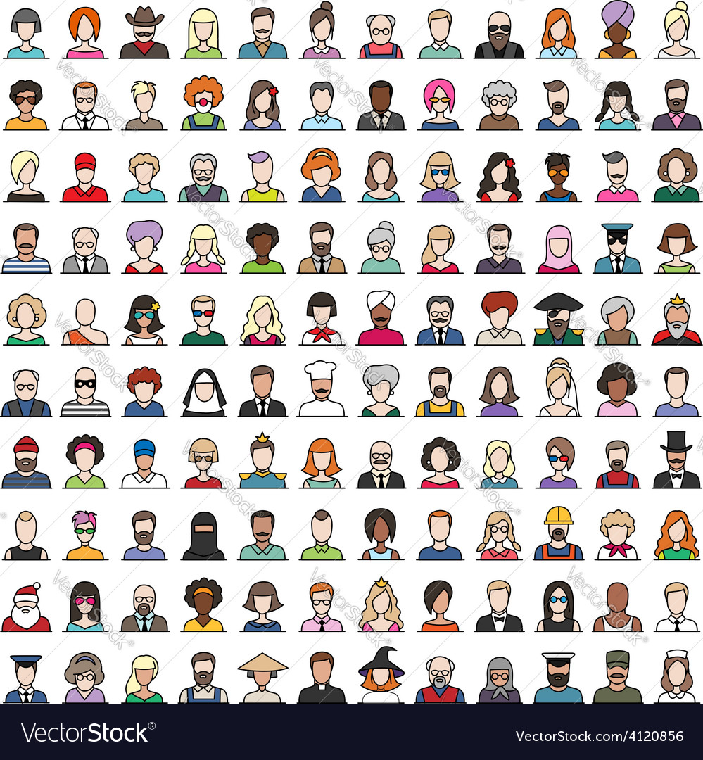 Characters Royalty Free Vector Image - VectorStock
