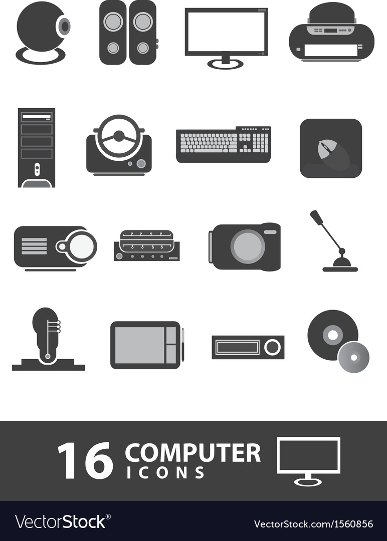 Computer icons Royalty Free Vector Image - VectorStock