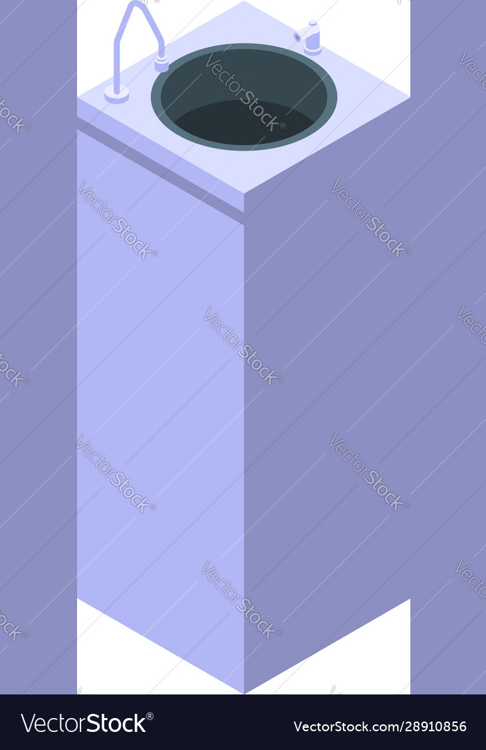 Kitchen drinking fountain icon isometric style Vector Image Kitchen drinking fountain icon isometric style Vector Image