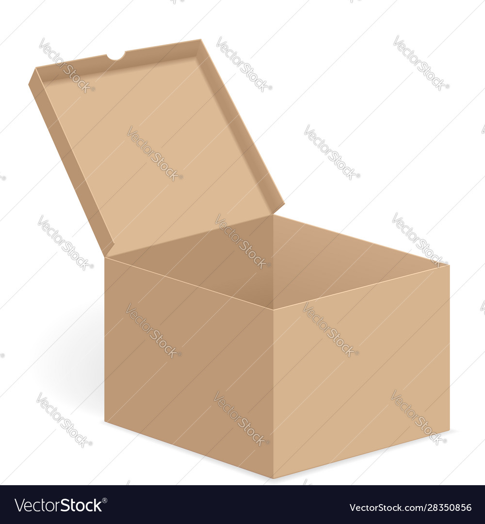 Open box Royalty Free Vector Image - VectorStock
