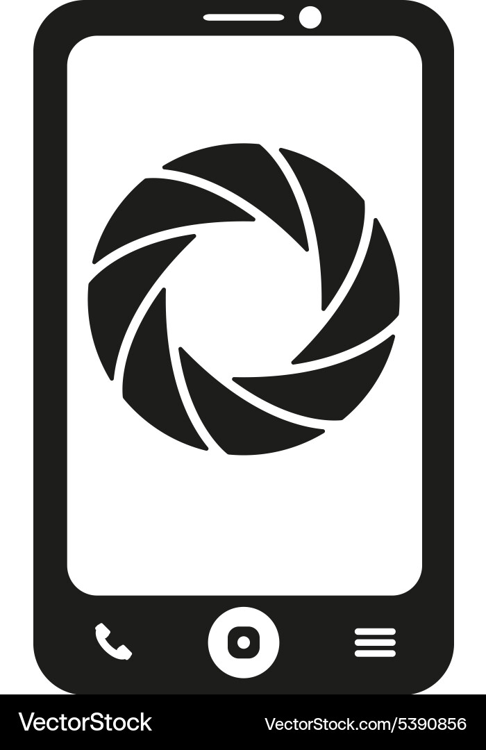 Selfie icon foto symbol flat Royalty Free Vector Image