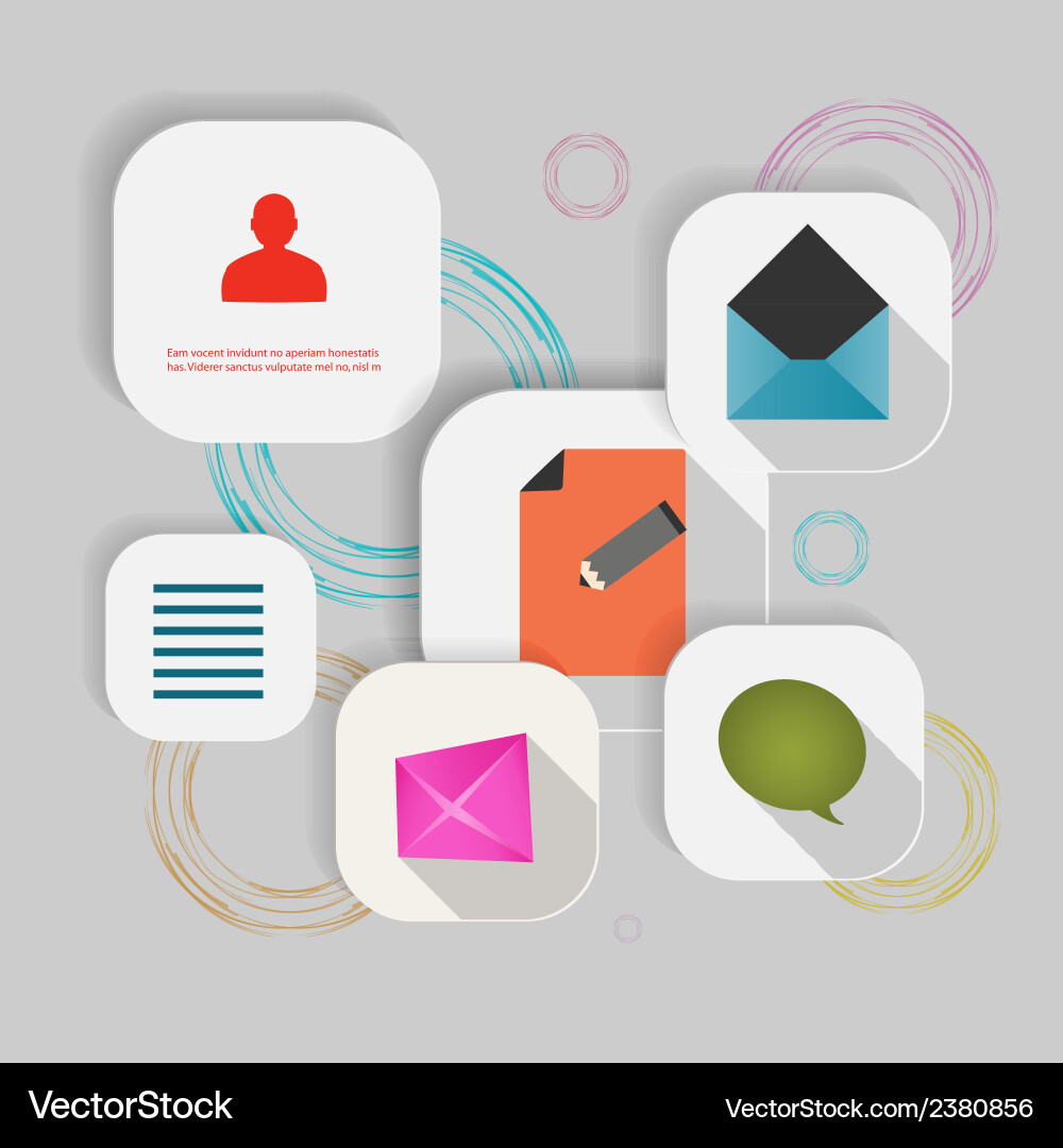 Set of information icons eps Royalty Free Vector Image