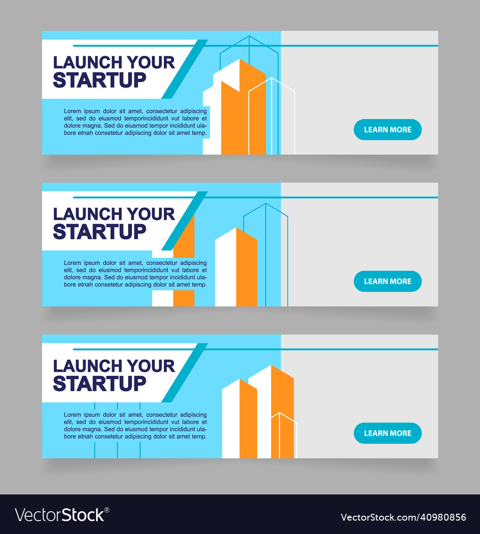Startup idea development web banner design Vector Image