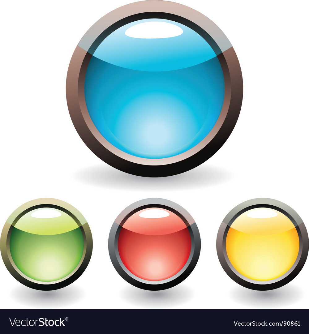 Buttons Royalty Free Vector Image - VectorStock