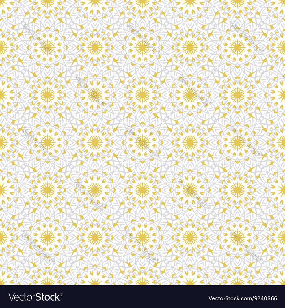 Big abstract flowers pattern Royalty Free Vector Image