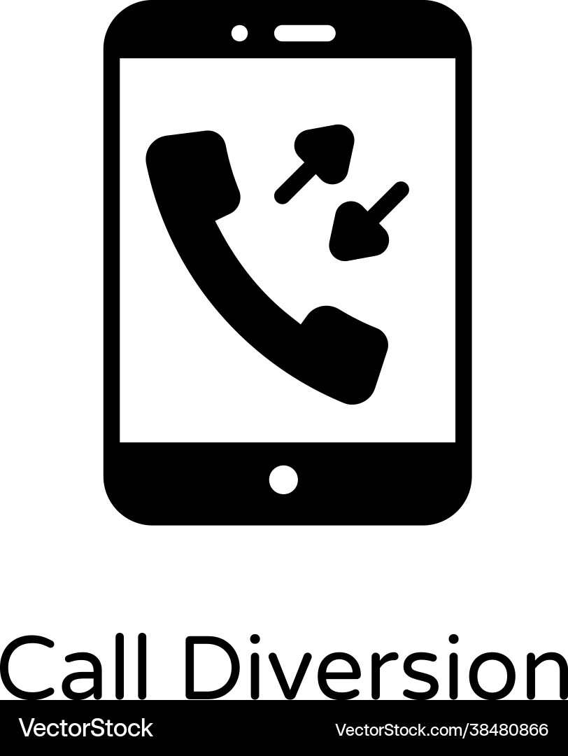 Cal diversion Royalty Free Vector Image - VectorStock