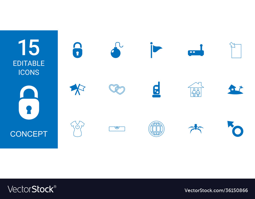 Concept icons Royalty Free Vector Image - VectorStock