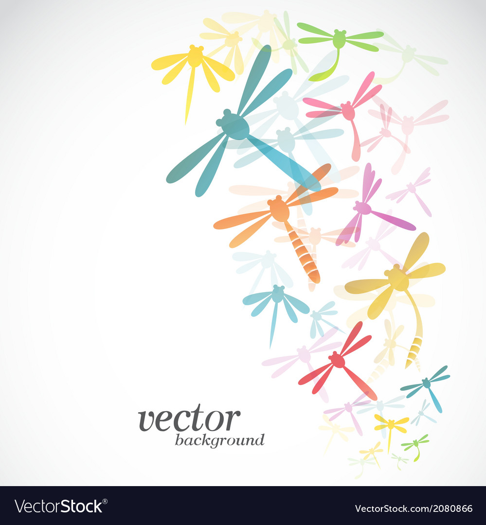 Dragonfly design Royalty Free Vector Image - VectorStock