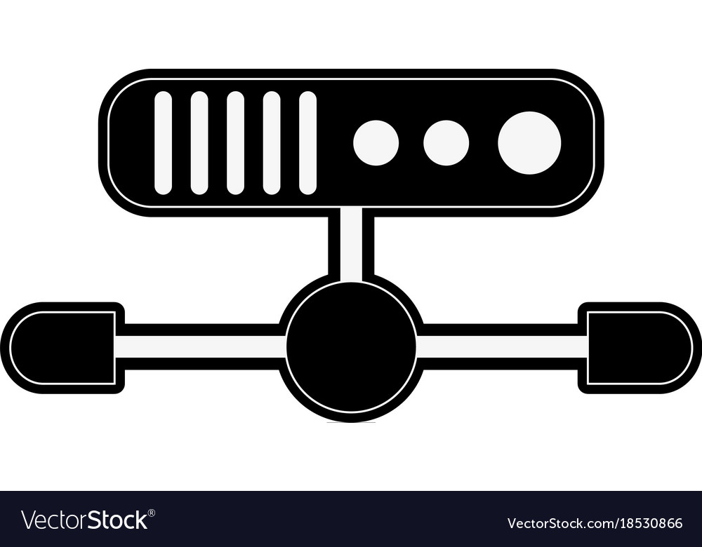 Internet servers technology Royalty Free Vector Image