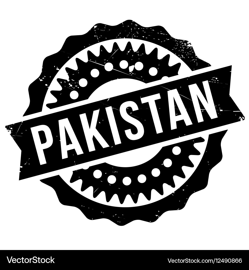 Pakistan stamp rubber grunge Royalty Free Vector Image
