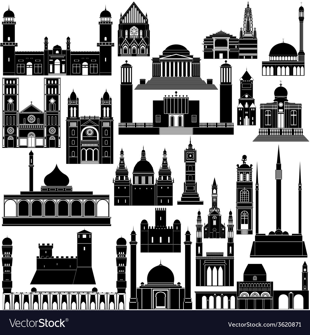 Architecture Royalty Free Vector Image - VectorStock