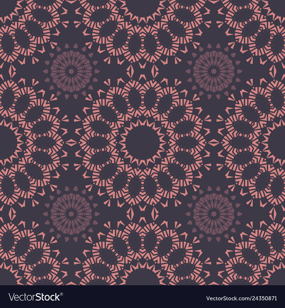Circular large scale seamless pattern Royalty Free Vector