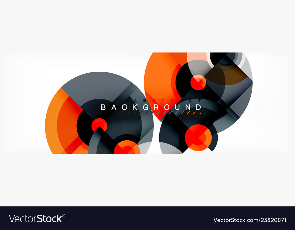 Modern circle background Royalty Free Vector Image