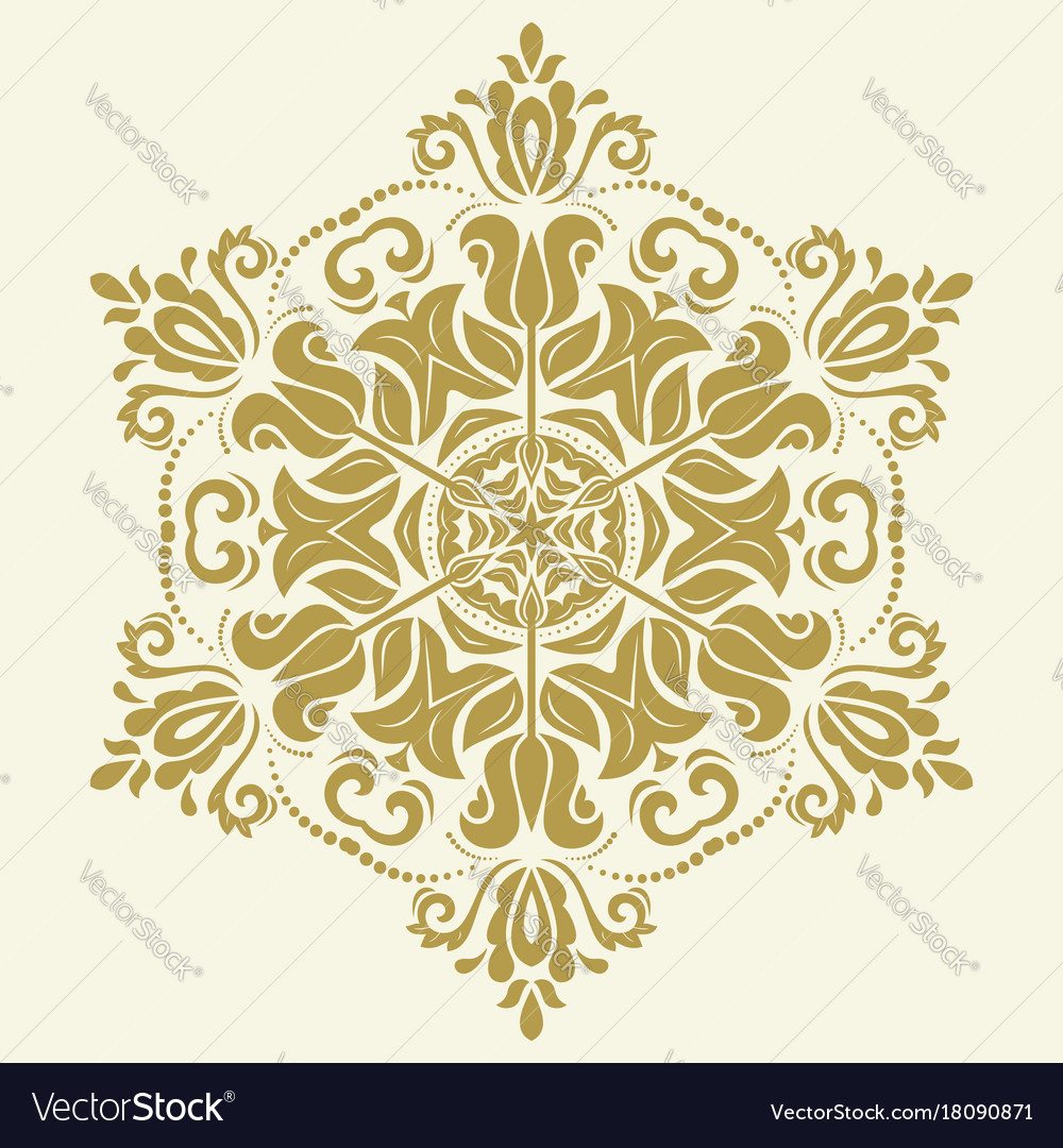 Oriental abstract pattern Royalty Free Vector Image