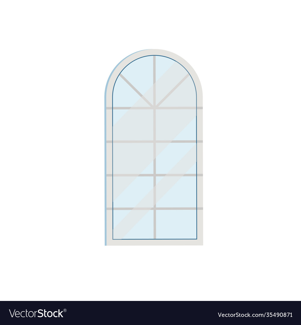 Window flat Royalty Free Vector Image - VectorStock