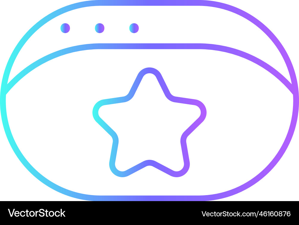 Feedback icons with purple blue outline Royalty Free Vector