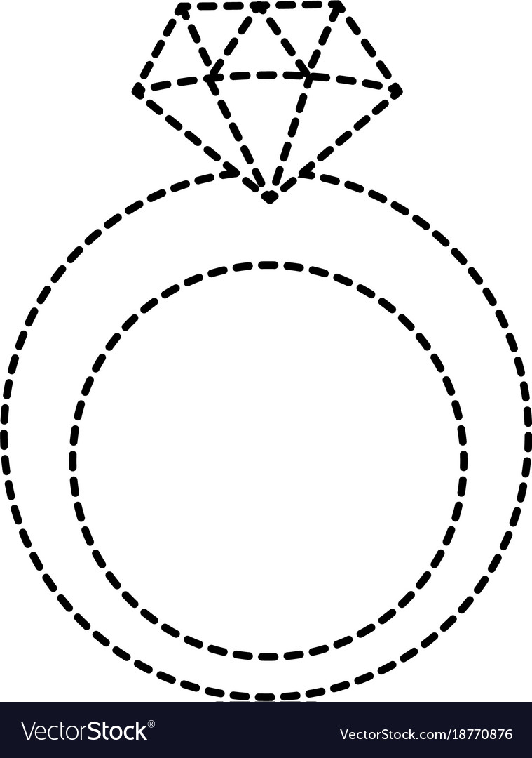 Isolated diamond design Royalty Free Vector Image