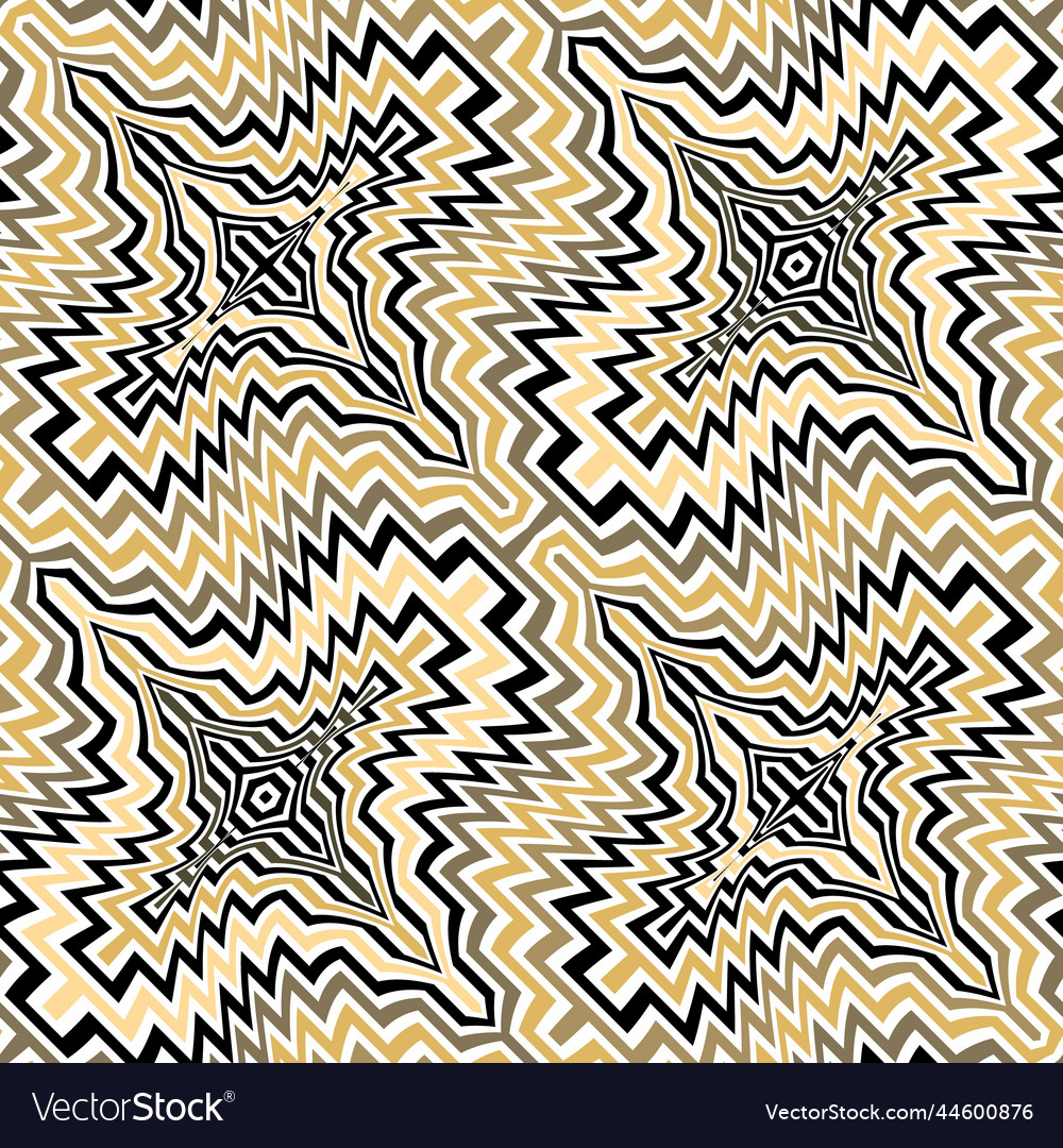 Ornamental zigzag seamless pattern zig zag Vector Image