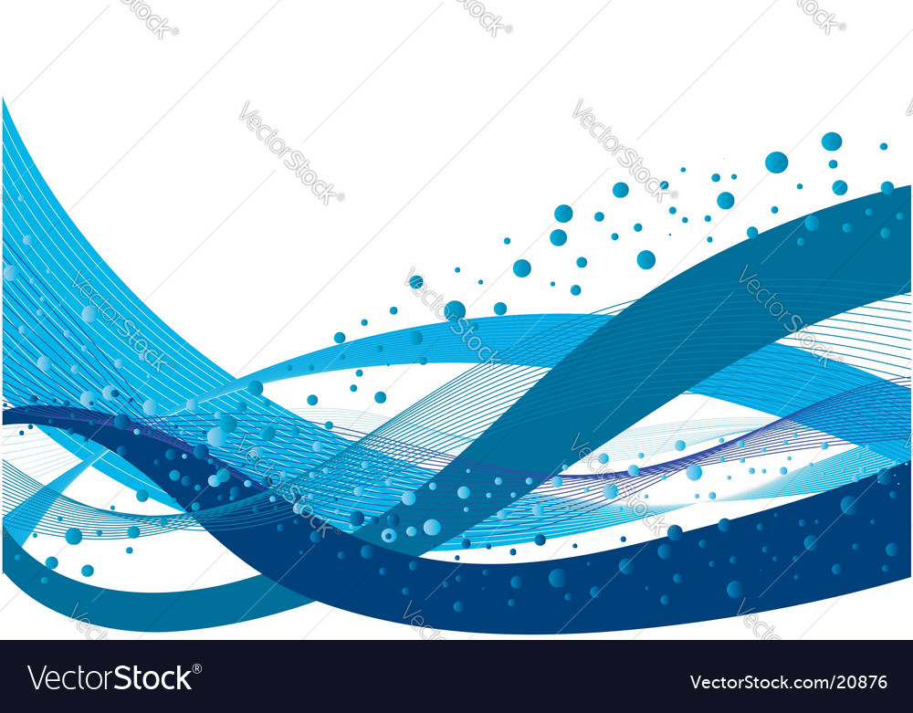 Water background Royalty Free Vector Image - VectorStock