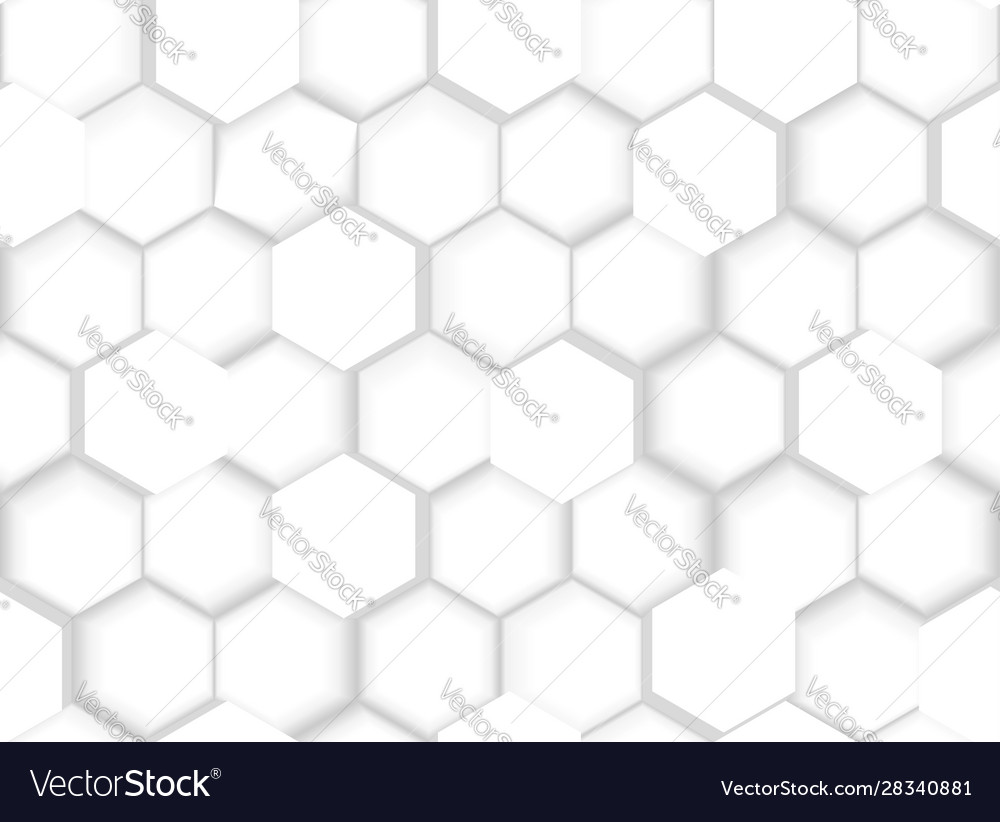 Abstract seamless hexagonal pattern texture Vector Image