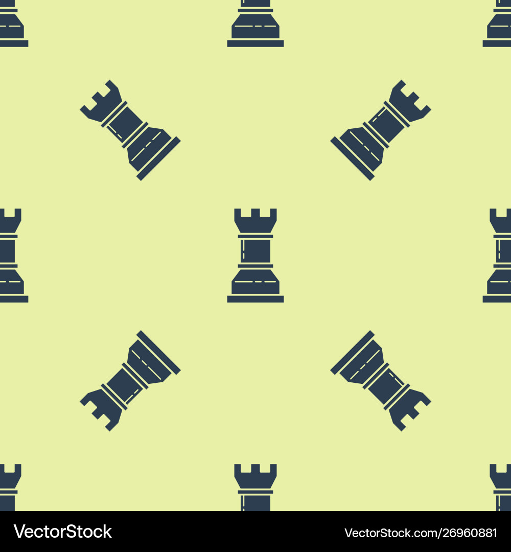 Blue business strategy icon isolated seamless Vector Image