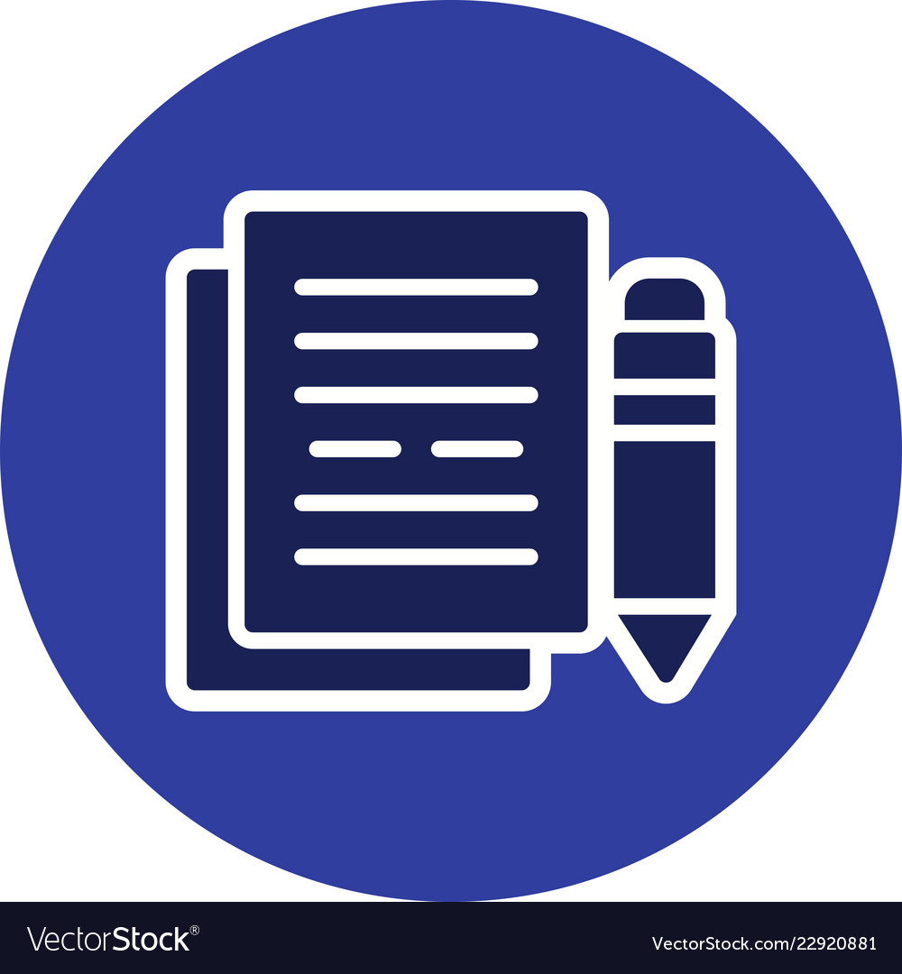Documentation icon Royalty Free Vector Image - VectorStock
