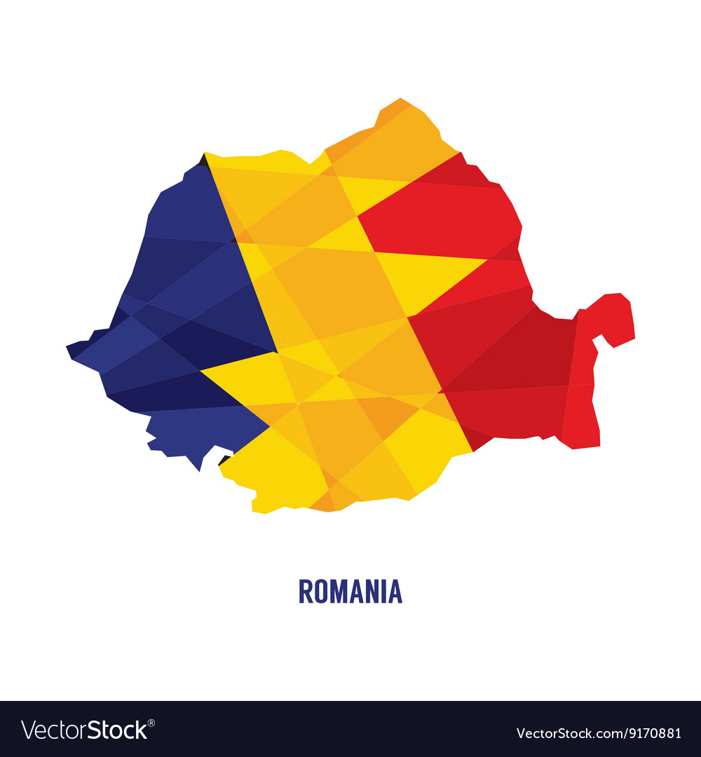 Map romania Royalty Free Vector Image - VectorStock