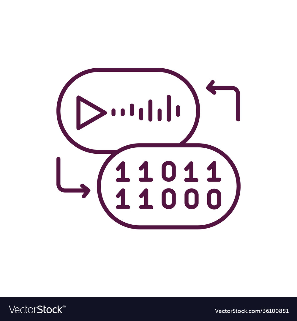 Natural language processing rgb color icon Vector Image Natural language processing rgb color icon Vector Image