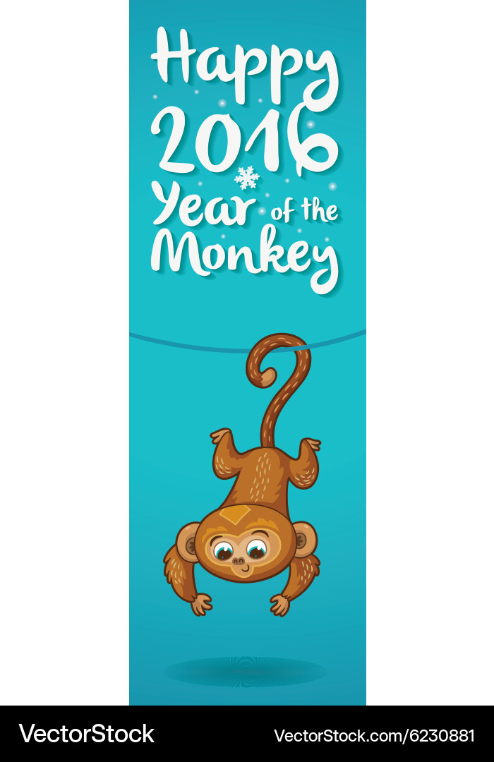 New year vertical banners with cute cartoon Vector Image