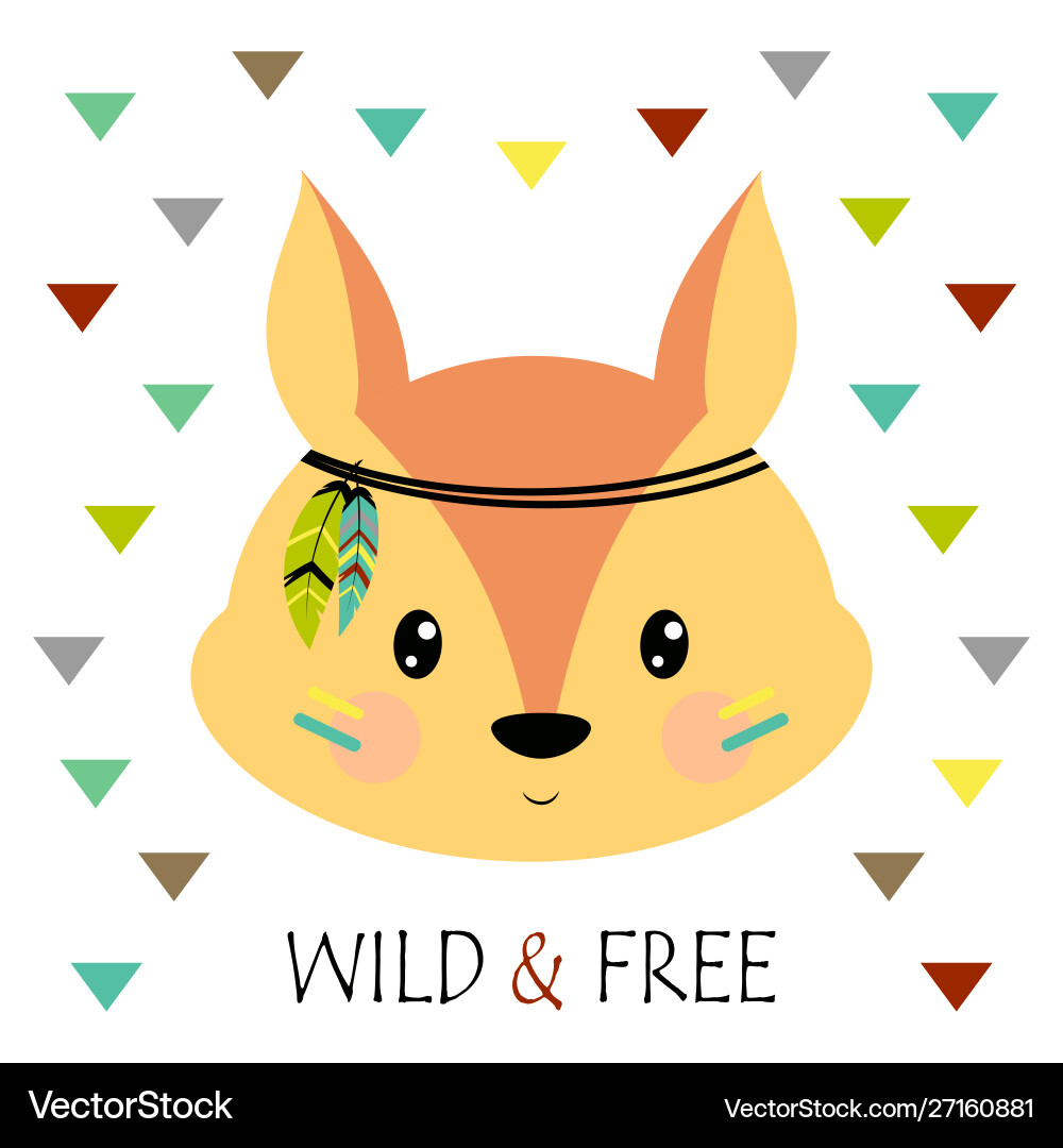 Squirrel tribal on white Royalty Free Vector Image