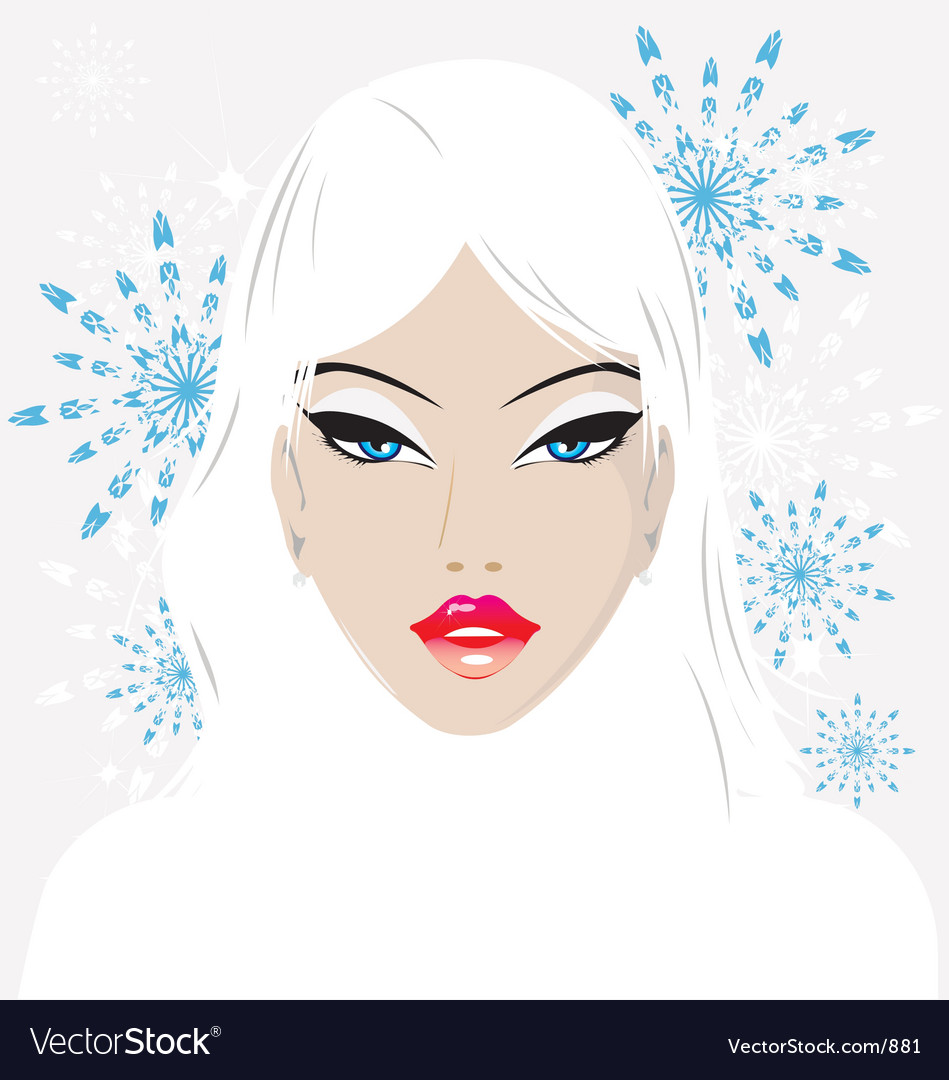 Winter babe Royalty Free Vector Image - VectorStock