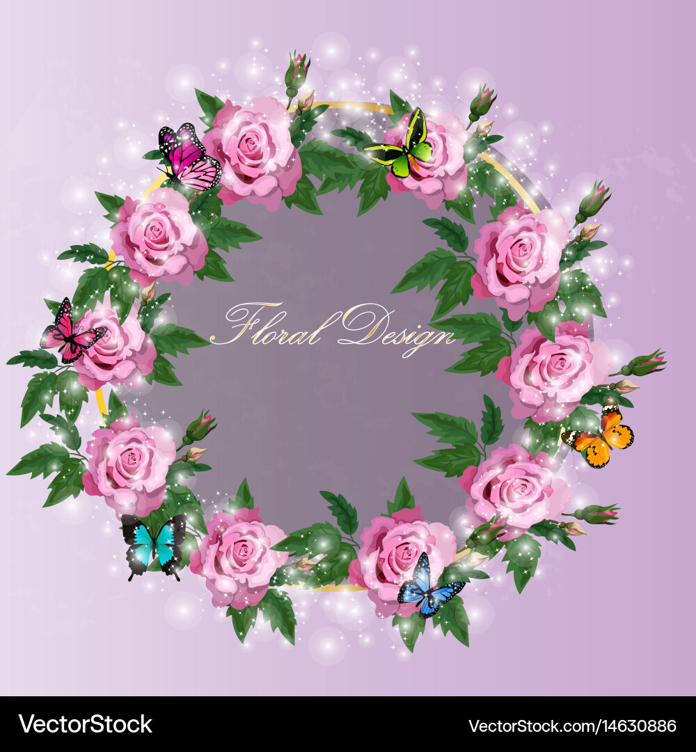 Bouquet of roses Royalty Free Vector Image - VectorStock