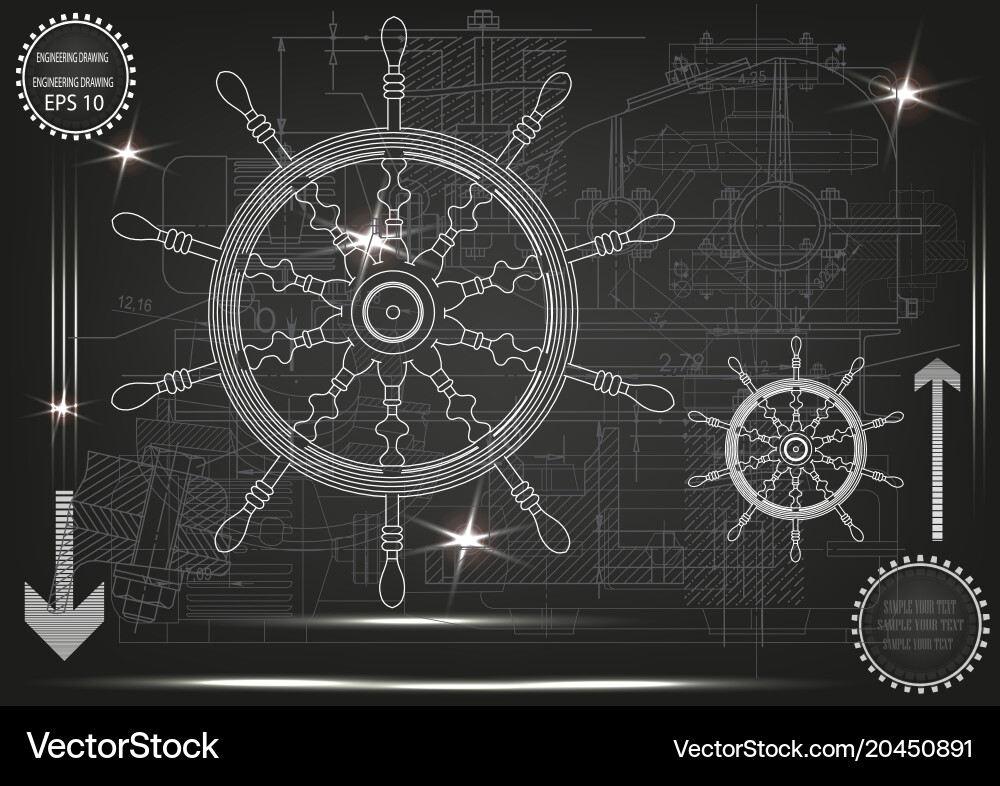3d model of the wheel Royalty Free Vector Image