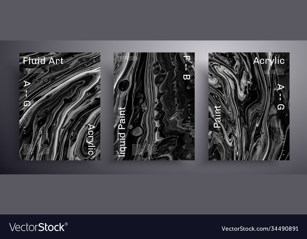 Abstract poster texture collection Royalty Free Vector Image