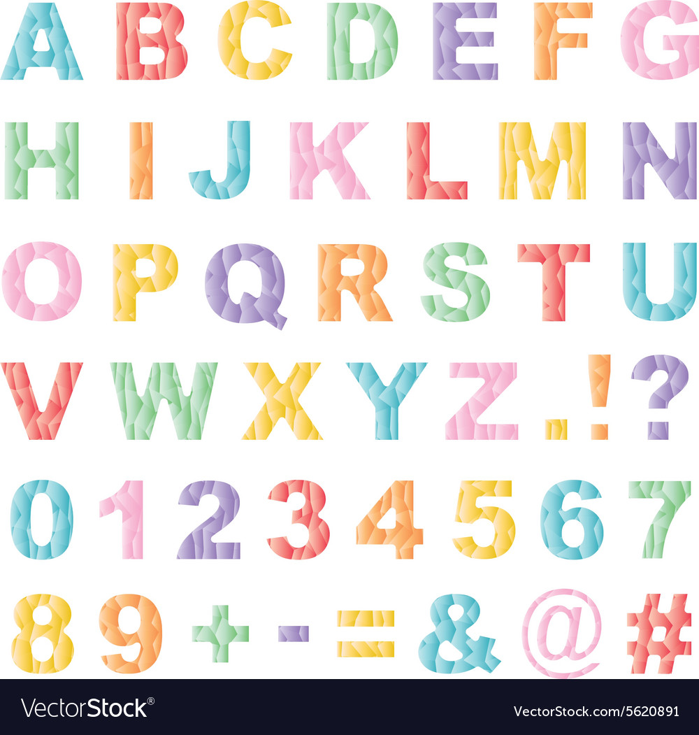 Alphabet icons Royalty Free Vector Image - VectorStock Alphabet icons Royalty Free Vector Image - VectorStock